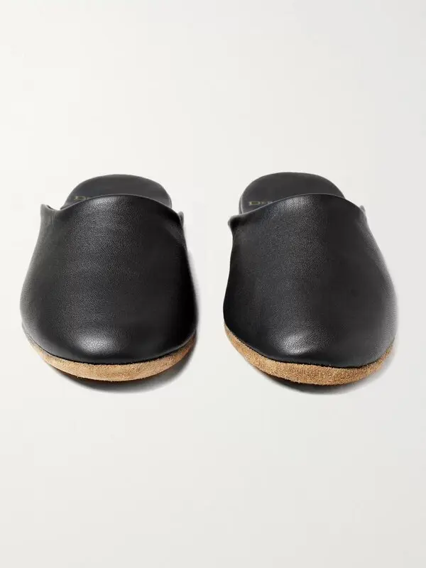 Derek Rose Morgan Leather Slippers