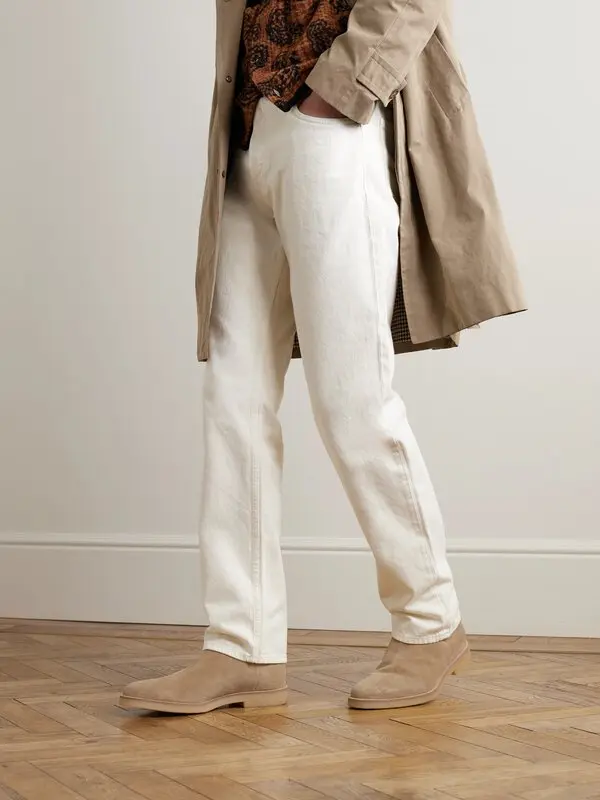 COMMON PROJECTS Suede Chelsea Boots - Neutrals