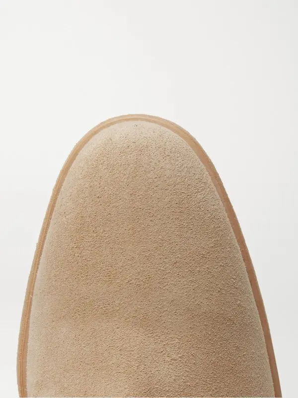 COMMON PROJECTS Suede Chelsea Boots - Neutrals