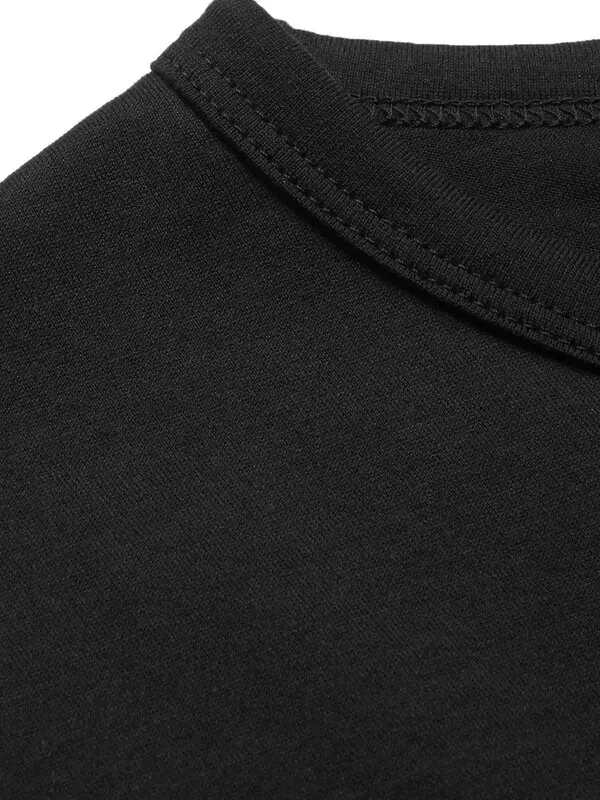 Sunspel Slim-fit Cotton-jersey T-shirt - Black