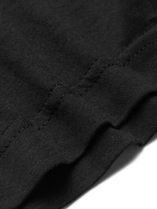 Sunspel Slim-fit Cotton-jersey T-shirt - Black