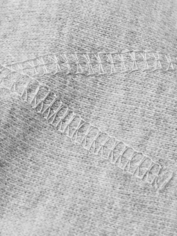 Sunspel Brushed Loopback Cotton-jersey Sweatshirt - Gray