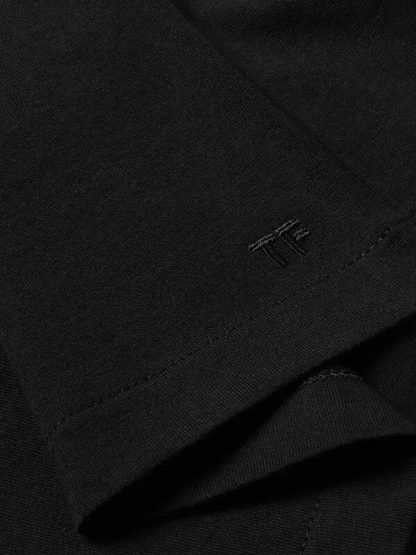 TOM FORD Cotton-jersey T-shirt - Black