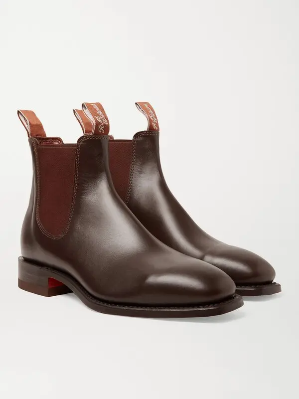 R.M.WILLIAMS Craftsman Leather Chelsea Boots - Brown