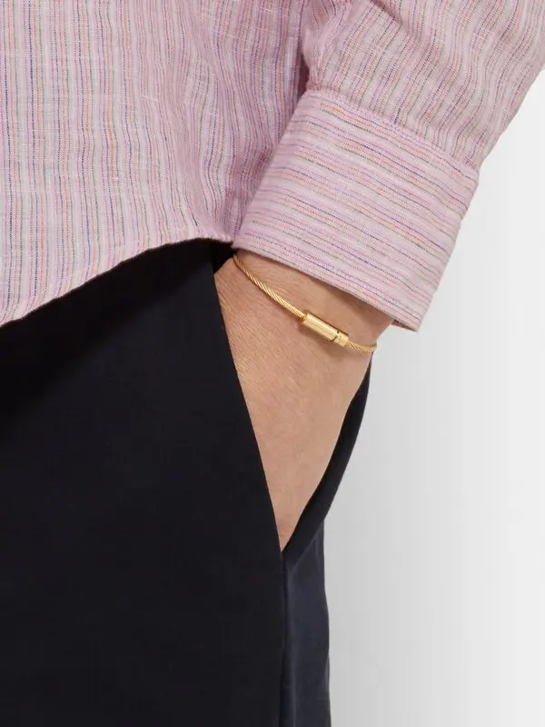 Le Gramme Le 11 Brushed 18-karat Bracelet - Gold