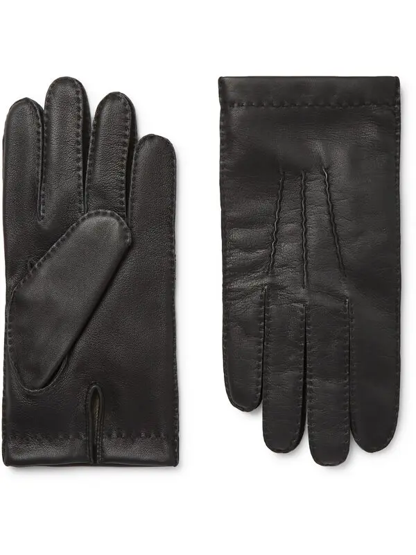 DENTS Shaftesbury Touchscreen Cashmere-lined Leather Gloves