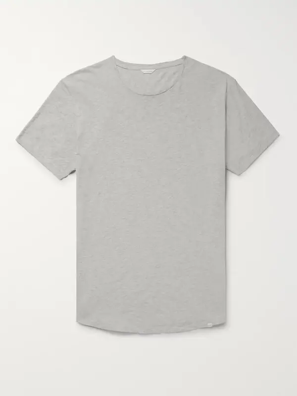 Orlebar Brown Ob-t Slim-fit Cotton-jersey T-shirt - Gray