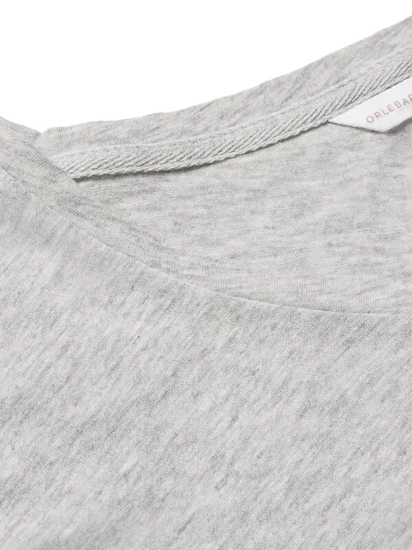 Orlebar Brown Ob-t Slim-fit Cotton-jersey T-shirt - Gray
