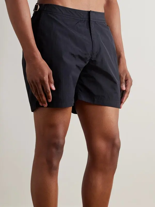 Orlebar Brown Bulldog Mid-length Swim Shorts - Black