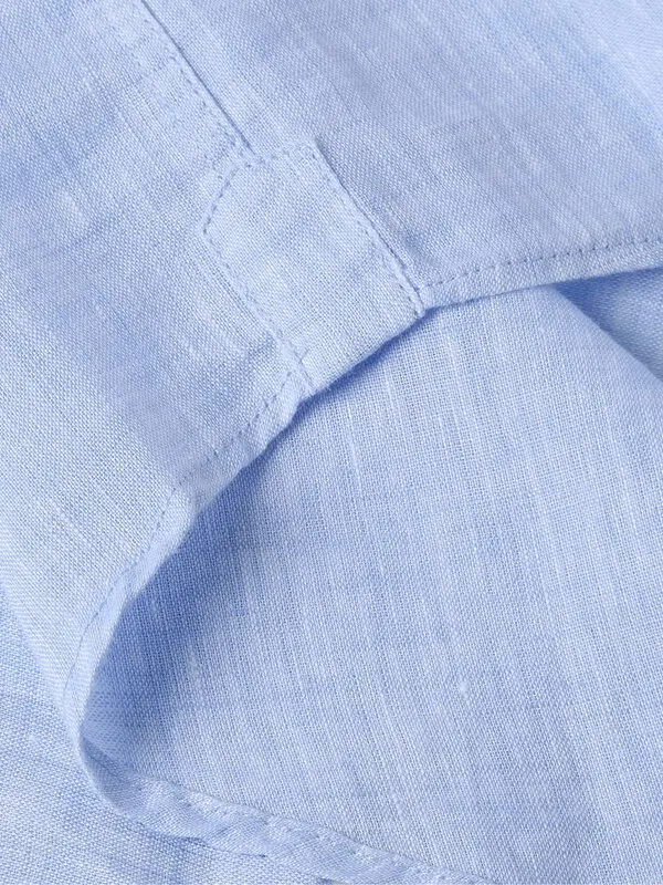Frescobol Carioca Linen Shirt - Blue
