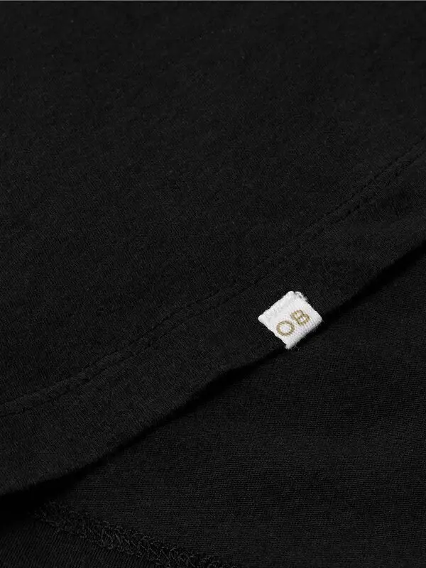Orlebar Brown Ob-t Slim-fit Cotton-jersey T-shirt - Black