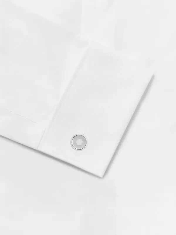 Montblanc Starwalker Stainless Steel And Enamel Cufflinks