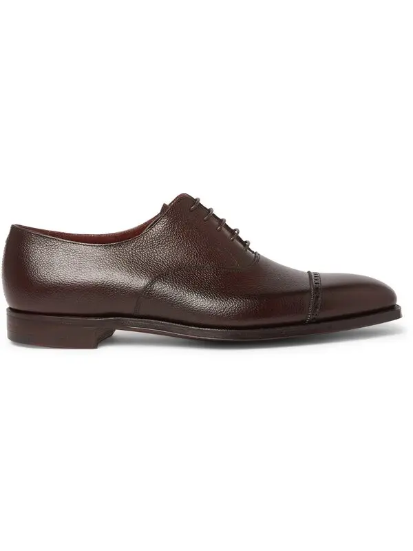 George Cleverley Charles Cap-Toe Full-Grain Leather Oxford  display picture 1