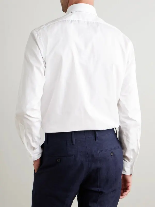 Charvet Slim-fit Cotton Shirt - White