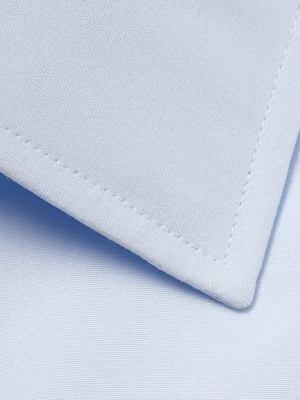 Charvet Slim-fit Double Cuff Cotton-poplin Shirt - Blue