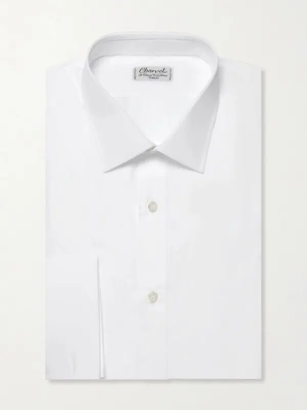 Charvet Double-cuff Cotton Shirt - White