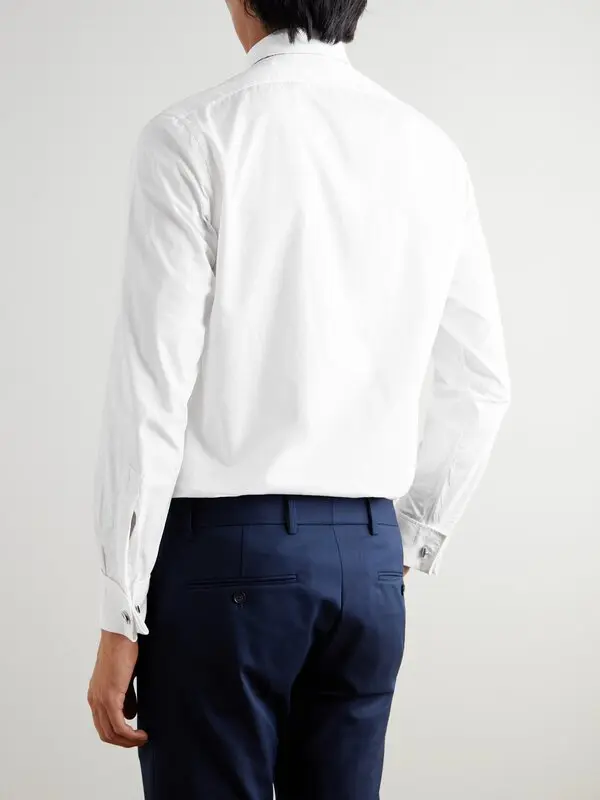 Charvet Double-cuff Cotton Shirt - White