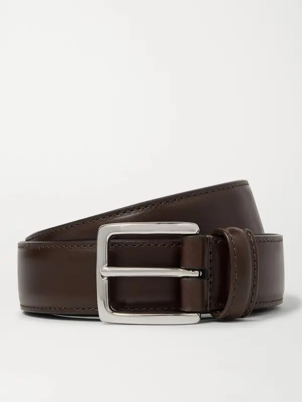 Anderson's 3cm Leather Belt - Brown