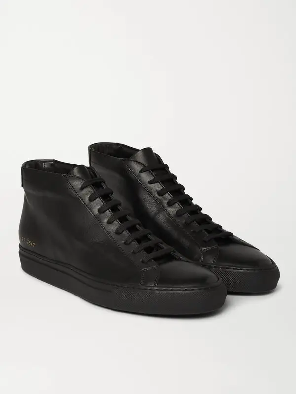 COMMON PROJECTS Original Achilles Leather High-top Sneakers