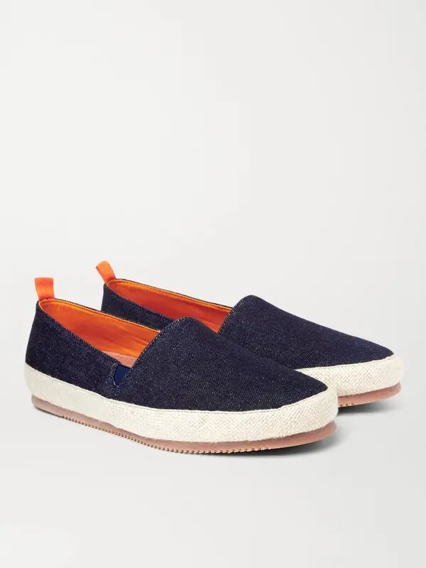 Mulo Denim Espadrilles - Blue