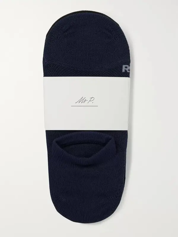 Mr P. Three-pack No-show Stretch-knit Socks - Multi