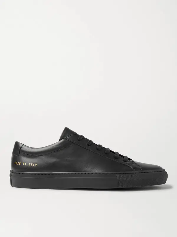 COMMON PROJECTS Original Achilles Leather Sneakers - Black