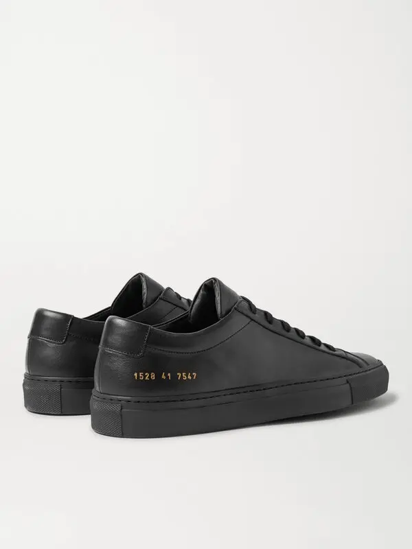 COMMON PROJECTS Original Achilles Leather Sneakers - Black