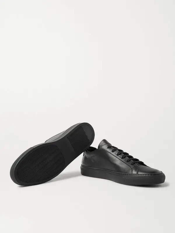 COMMON PROJECTS Original Achilles Leather Sneakers - Black