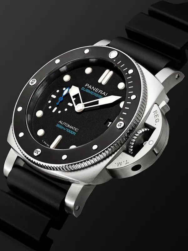 Panerai Submersible Automatic 42mm Stainless Steel, Ceramic And Rubber Diver Watch