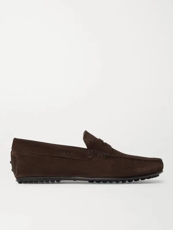TOD'S Gommino Suede Driving Shoes