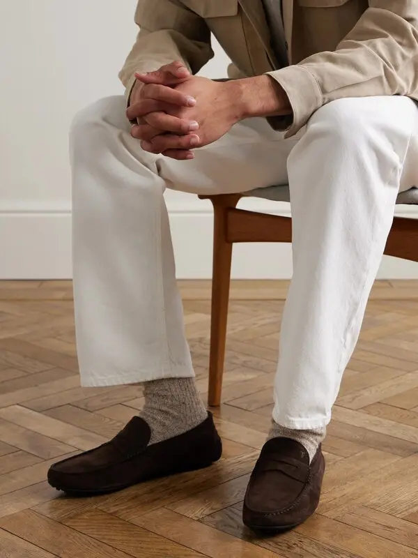 TOD'S Gommino Suede Driving Shoes