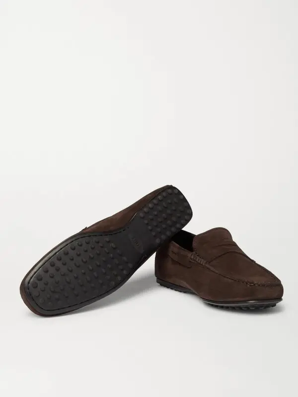 TOD'S Gommino Suede Driving Shoes
