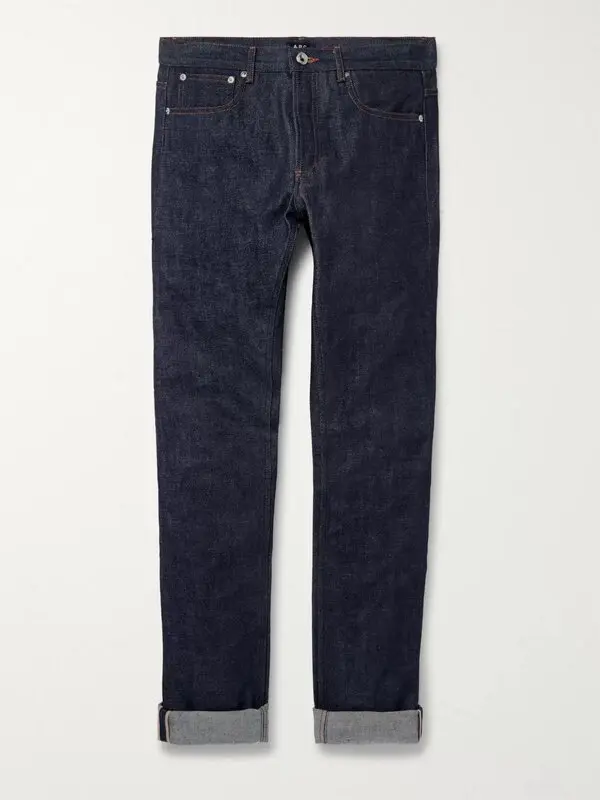 A.p.c. Petit Standard Slim-fit Selvedge Denim Jeans - Blue