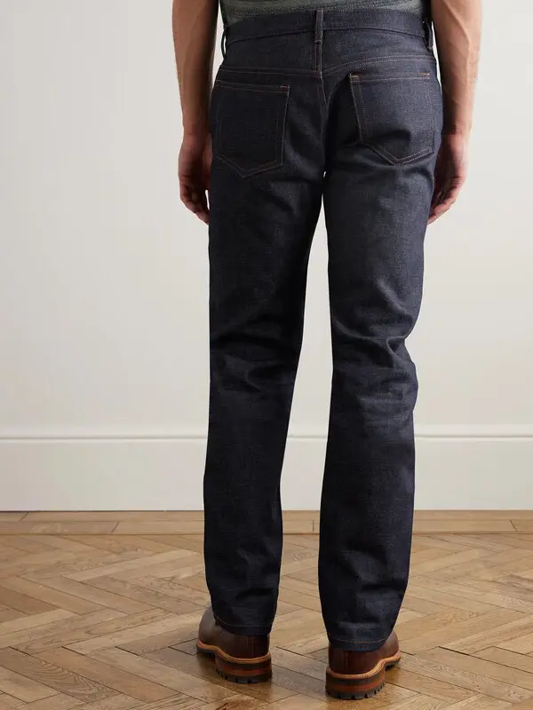 A.p.c. Straight-leg Selvedge Denim Jeans - Blue