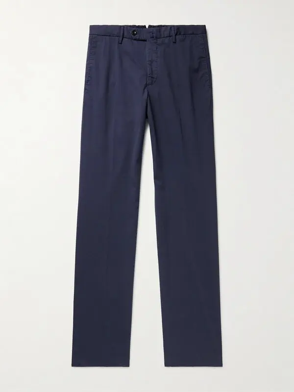 SLOWEAR Four Season Relaxed-fit Cotton-blend Chinos
