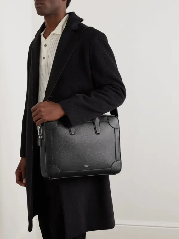 Mulberry Belgrave Full-grain Leather Briefcase - Black