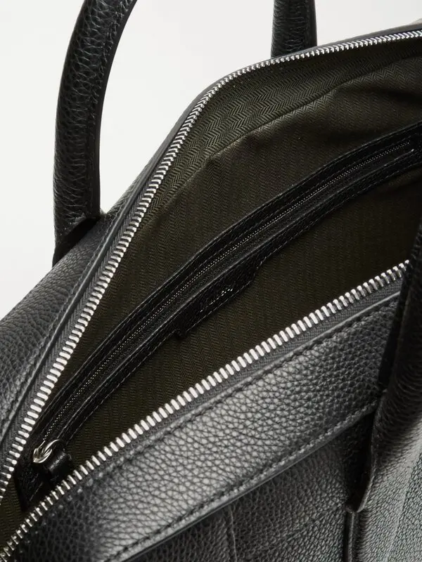 Mulberry Belgrave Full-grain Leather Briefcase - Black