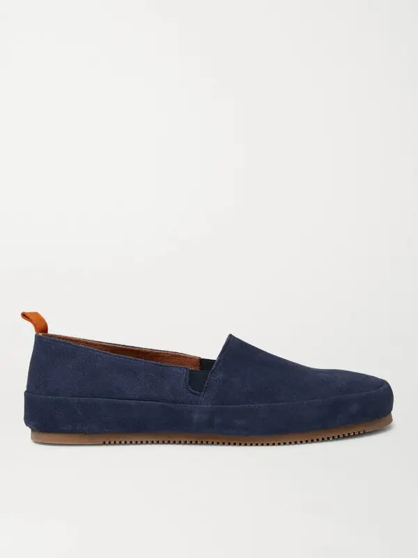 Mulo Suede Loafers - Blue