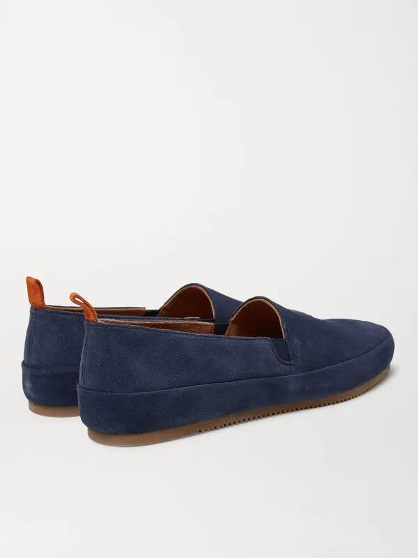Mulo Suede Loafers - Blue