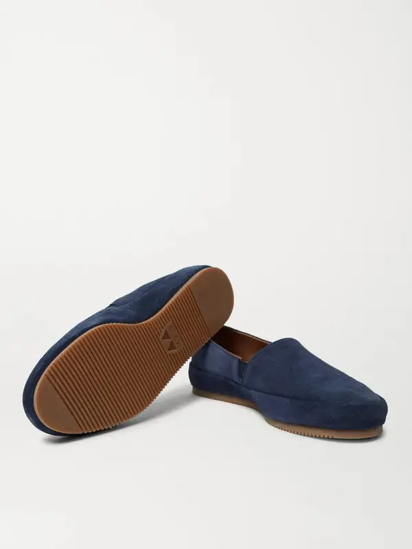 Mulo Suede Loafers - Blue