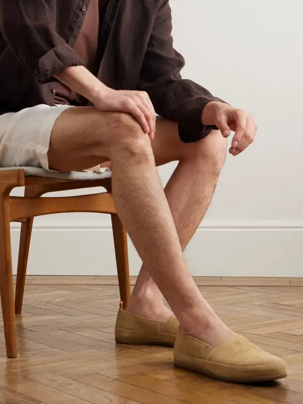 Mulo Suede Loafers - Neutrals
