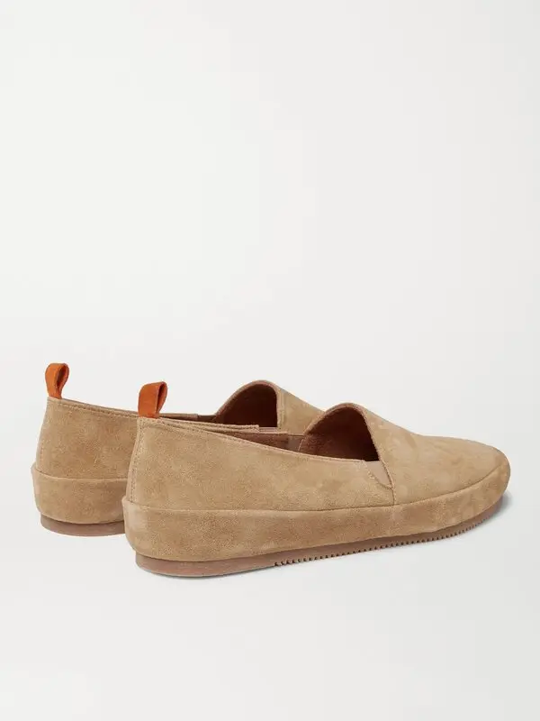 Mulo Suede Loafers - Neutrals