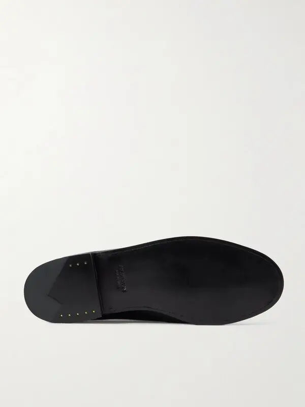 J.M. WESTON 180 Leather Loafers - Black