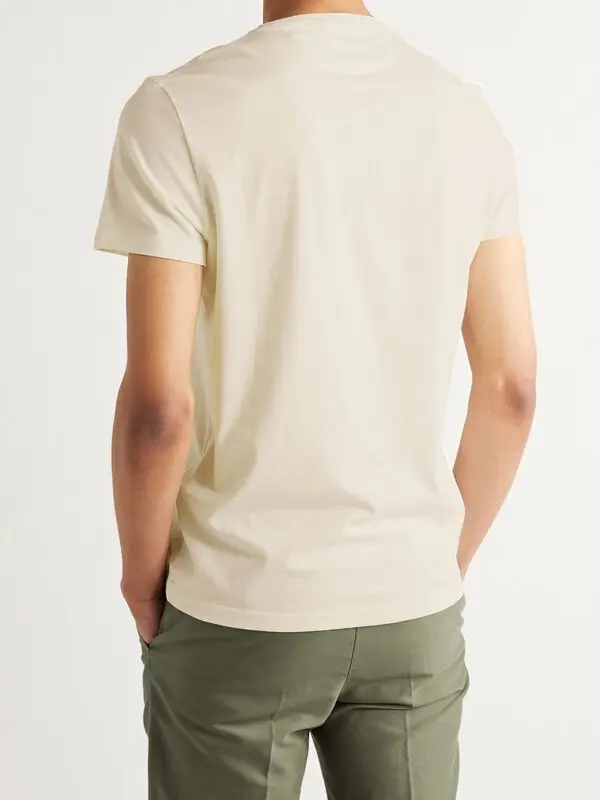 TOM FORD Cotton-jersey T-shirt - Neutrals