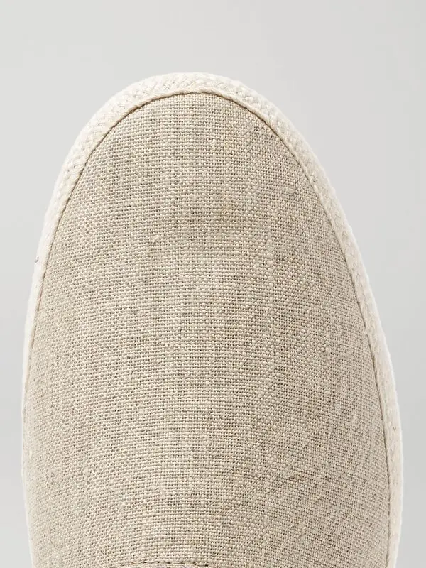 Mulo Linen Espadrilles - Neutrals