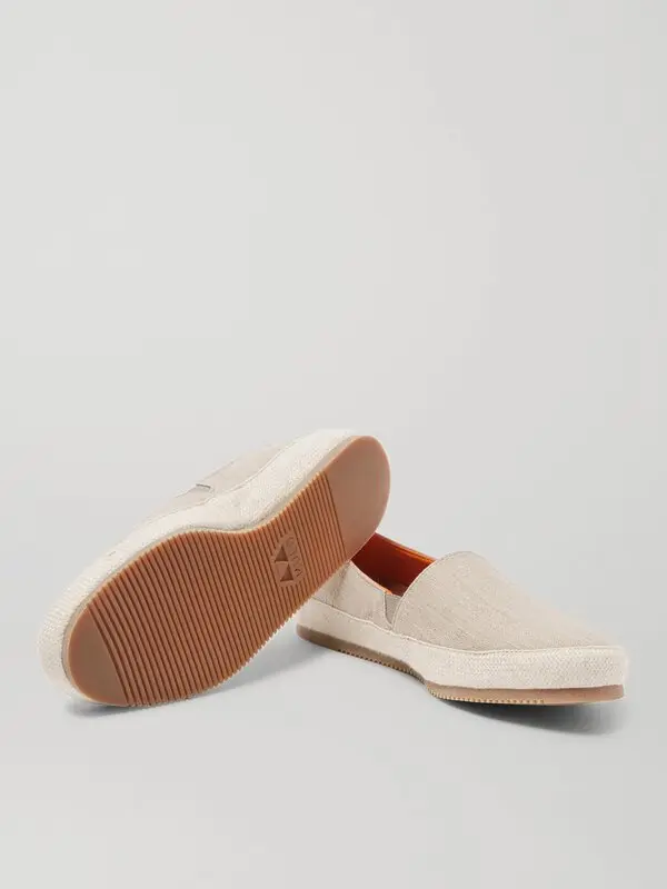 Mulo Linen Espadrilles - Neutrals