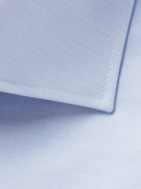 Zegna Light- Trofeo Slim-fit Cutaway-collar Cotton-poplin Shirt