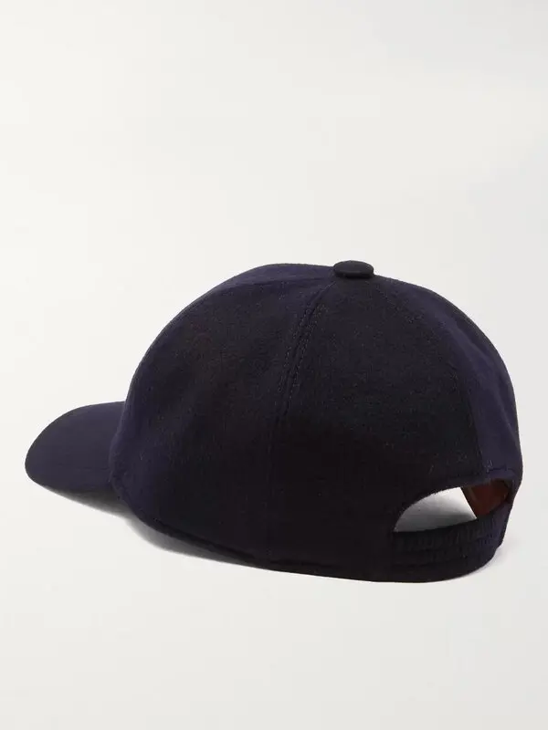 Loro Piana Storm System® Baby Cashmere Baseball Cap - Blue