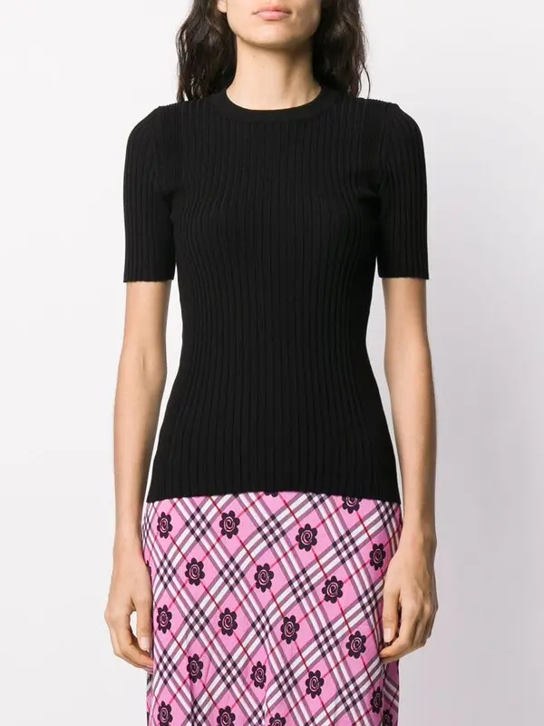Rabanne Ribbed Fitted T-shirt