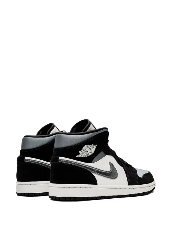 JORDAN Air 1 Mid Se Satin Sneakers - Black